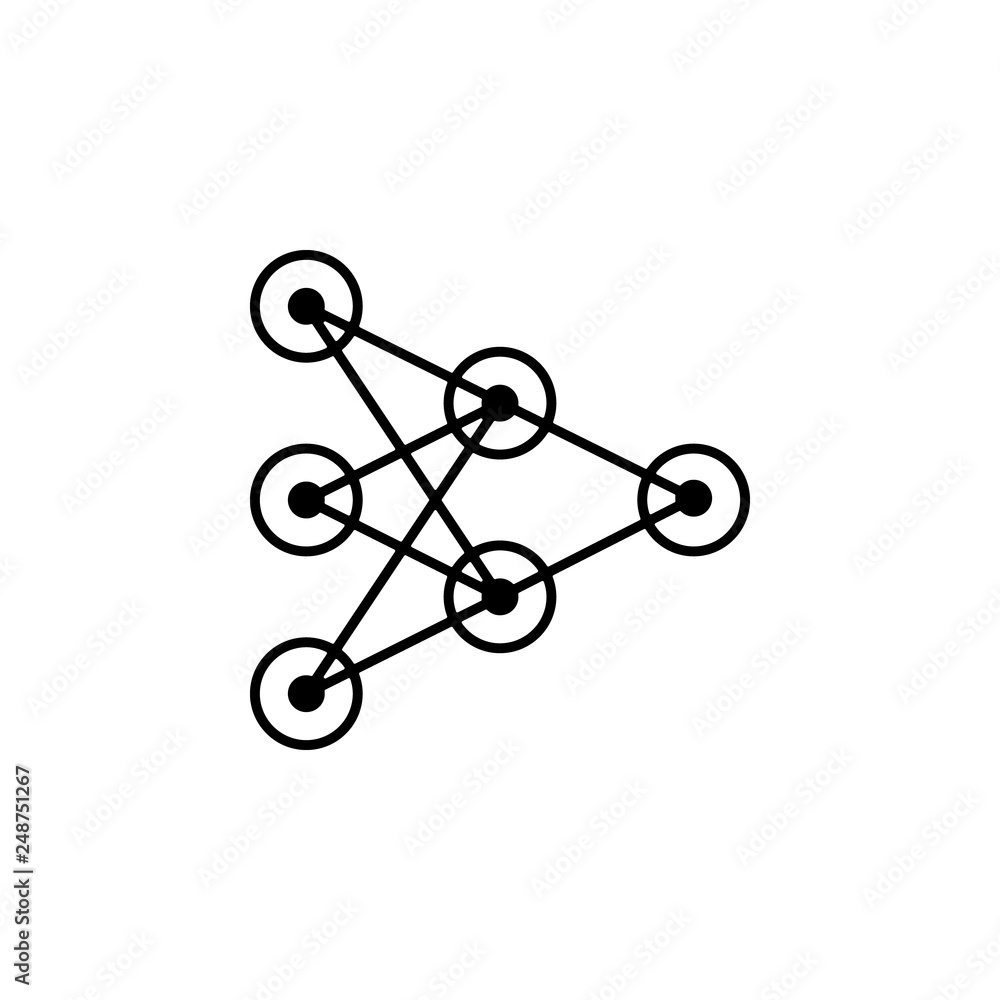 ai, artificial, learning, network, neural icon. Element of future pack ...