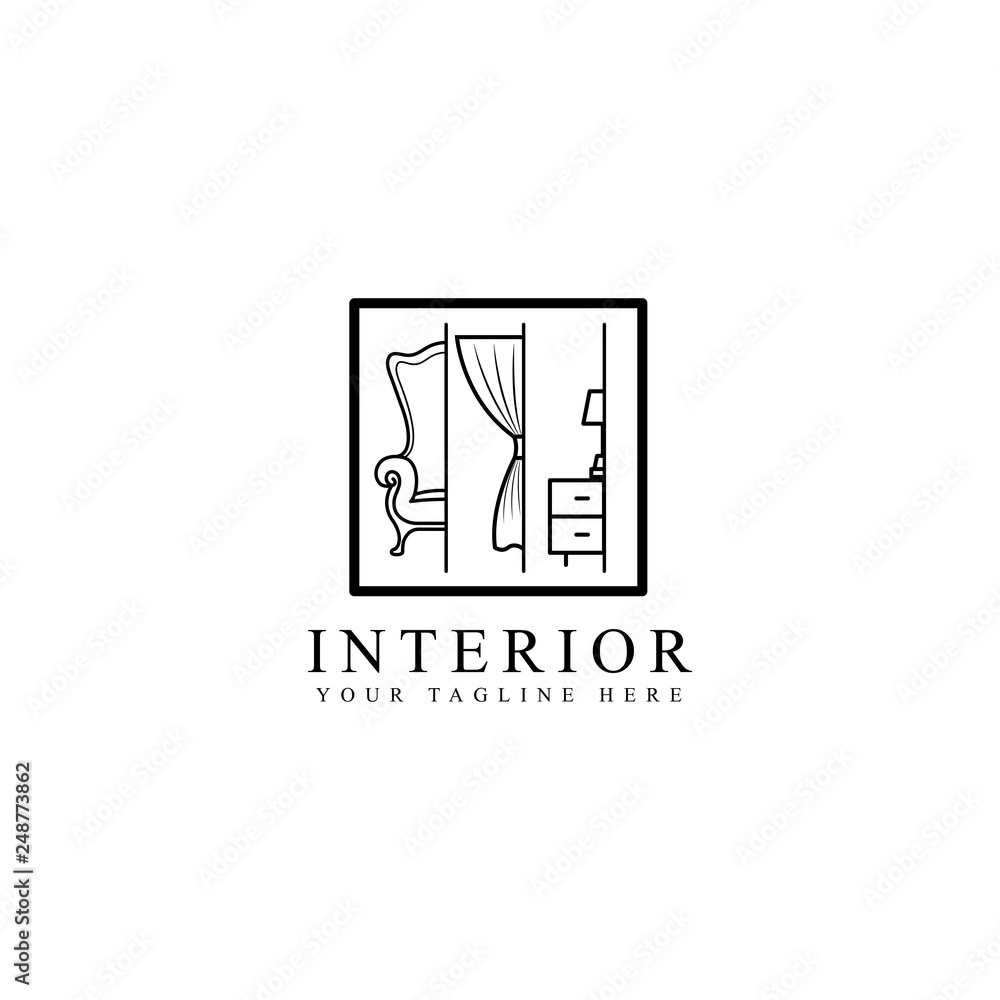 Simple Room Interior Stock Vector Adobe Stock simple-room-interior-stock-vector-adobe-stock