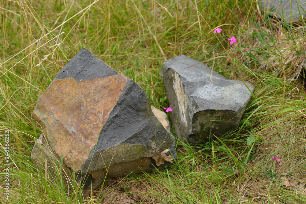 Der Basaltsteinbruch von Zlatý vrch ( Goldberg ) , Tschechien. Stock ...