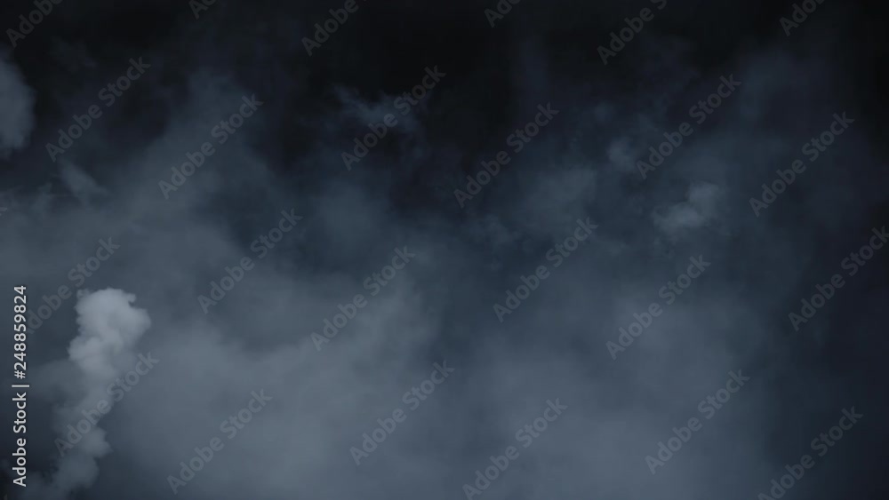 Vidéo Stock Atmospheric smoke VFX overlay element. Haze background ...