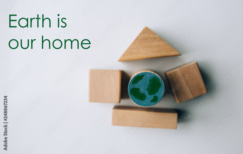 The concept of World Environment Day. Save earth.Ecology concept.Earth ...