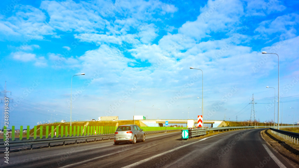 Two Lane Road Traffic