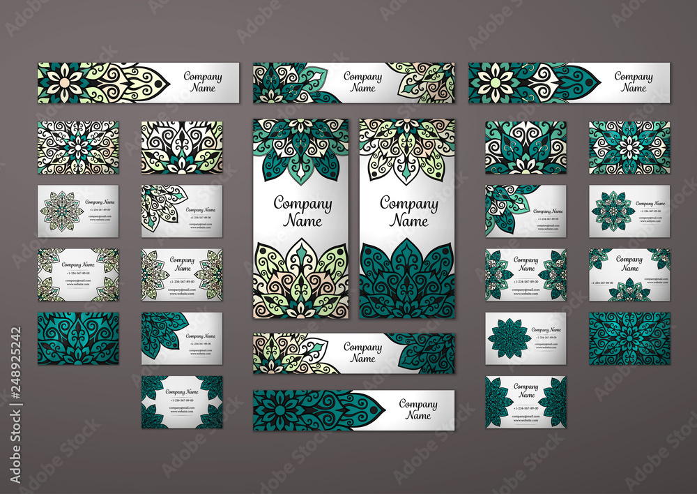 Big templates set Stock Vector | Adobe Stock