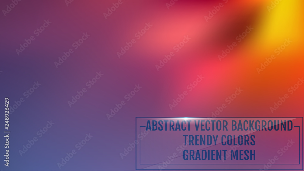 Bright cosmic mesh gradient background. Smooth trendy modern colors ...