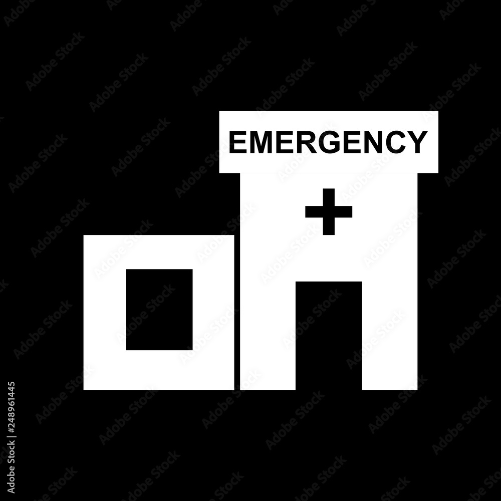 Vector emergency icon Stock Vector | Adobe Stock