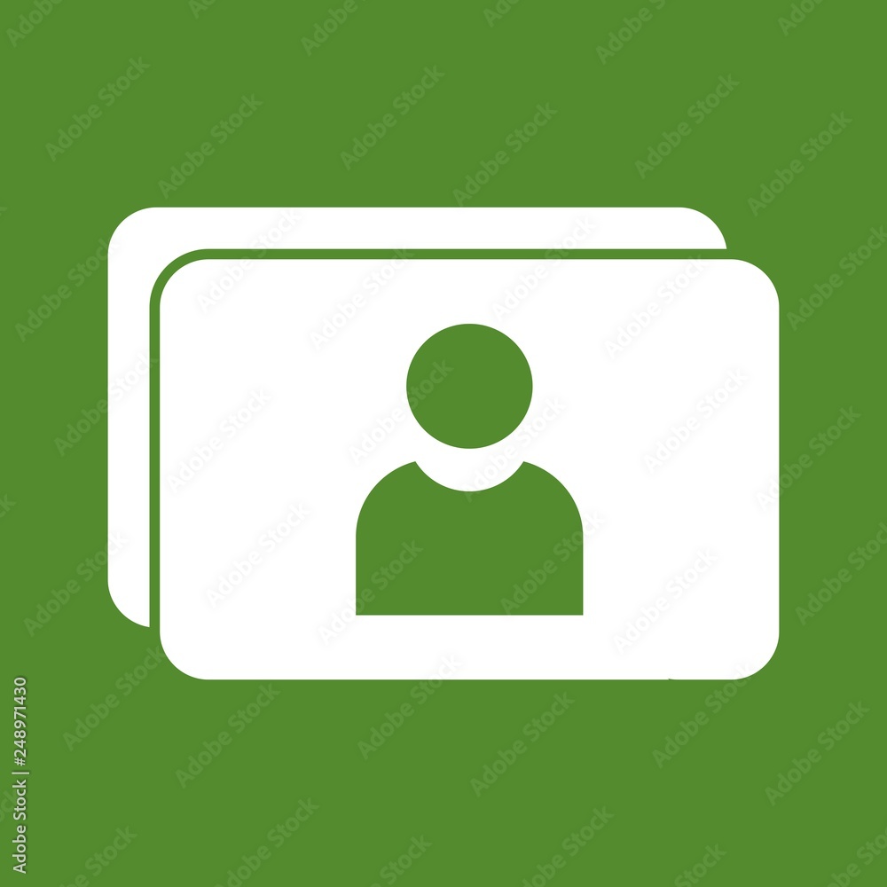 Vector card icon Stock Vector | Adobe Stock
