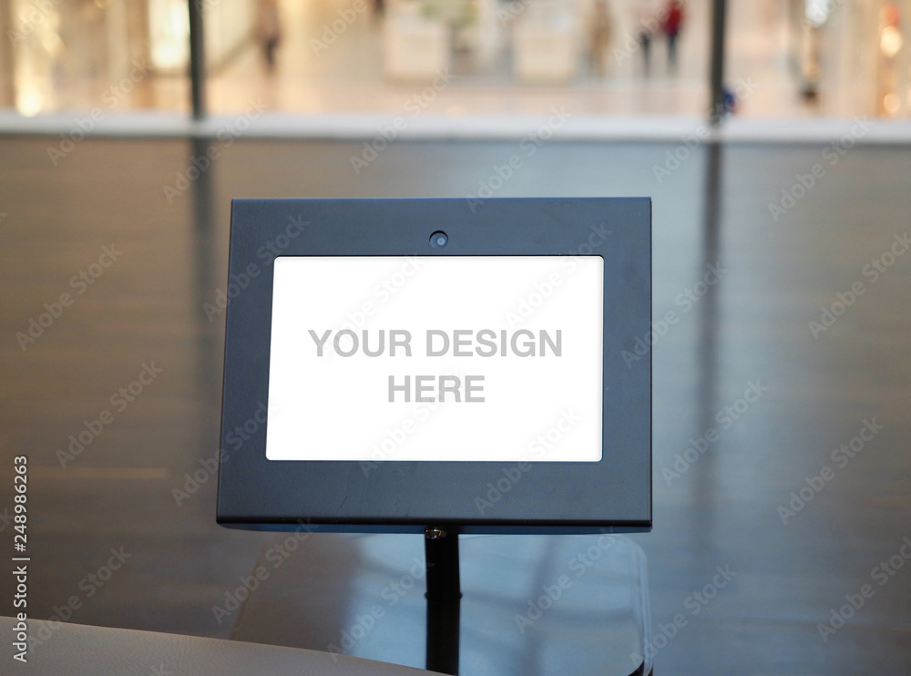 Touch Screen Kiosk Design Template