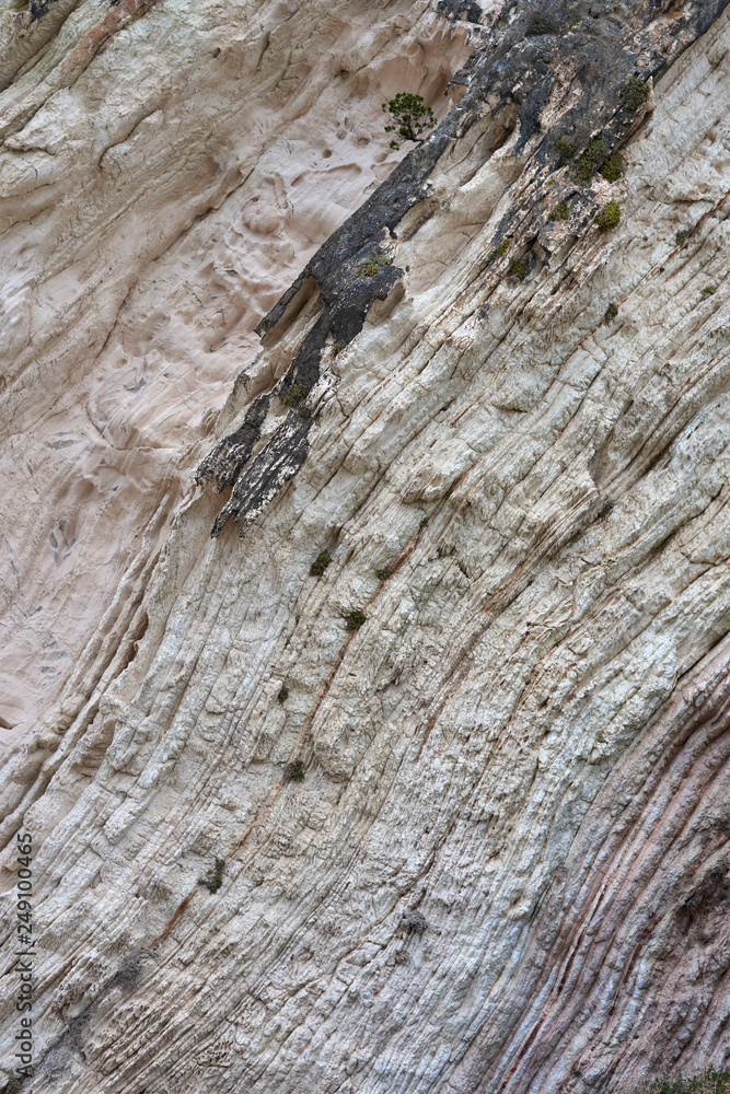 Stones, pebles and rocks on Greek beaches on the island Kefalonia Stock ...