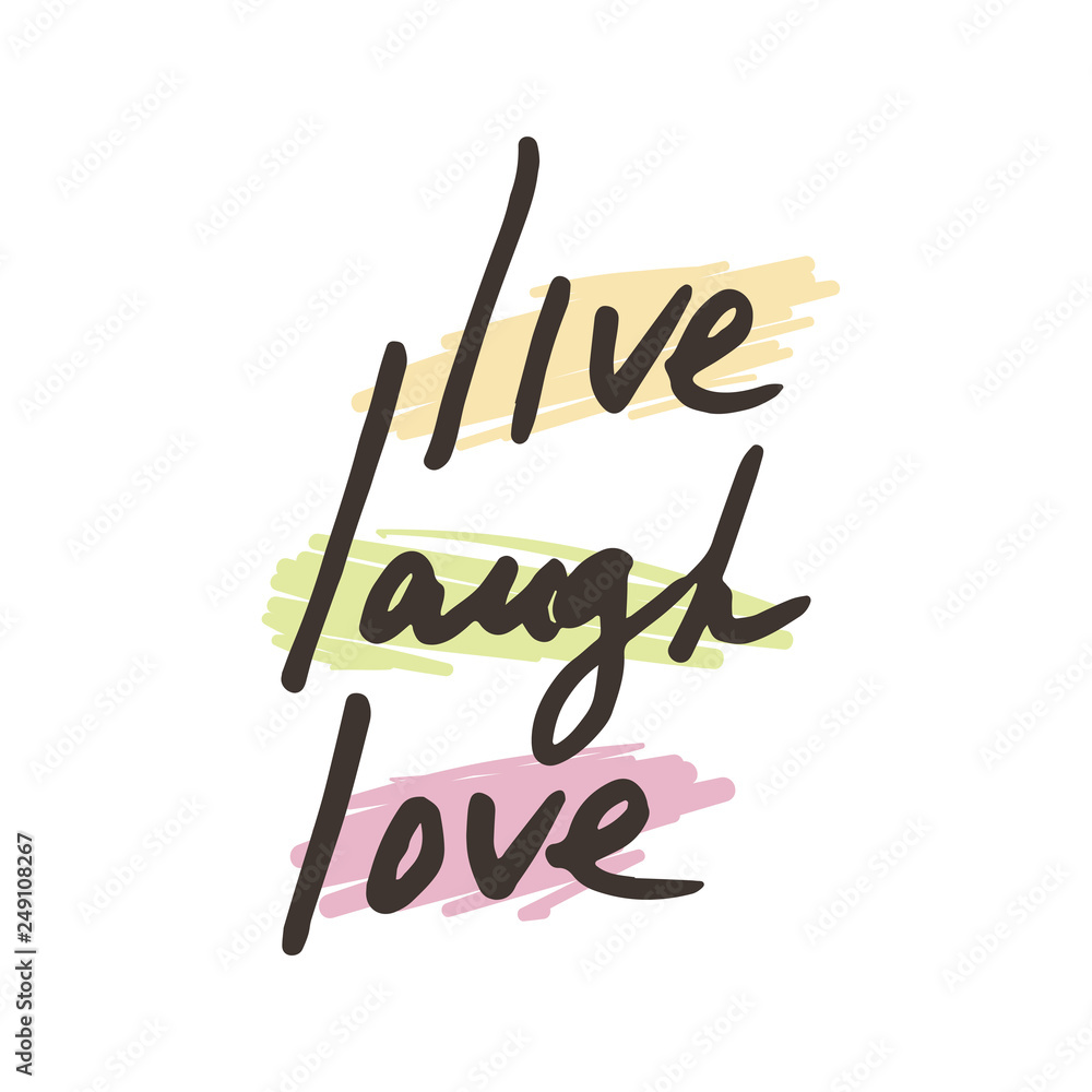 Vector hand drawn slogan. Brush ink painted letters. Lettering and ...