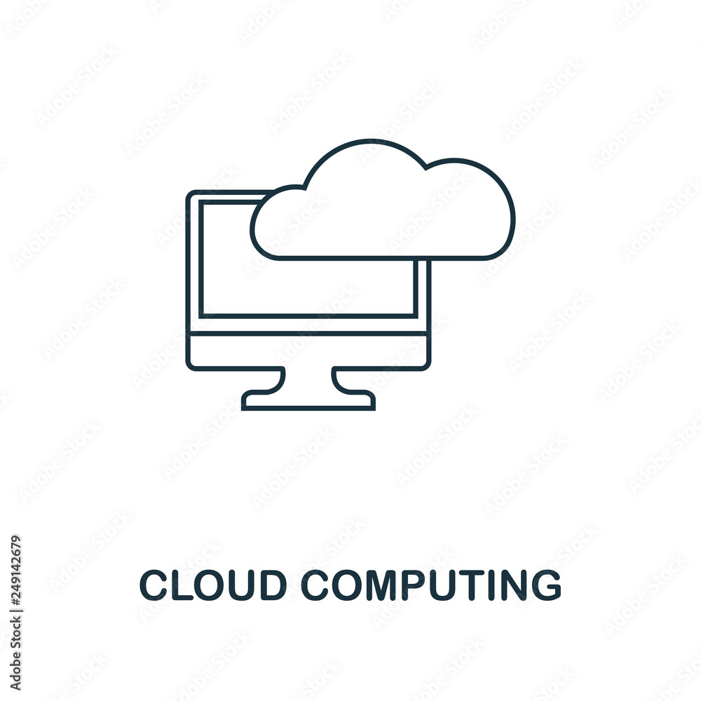 Cloud Software Icon
