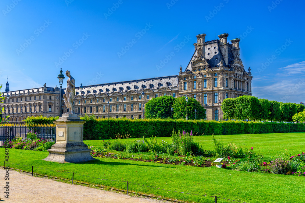 Tuileries Garden is public garden between Louvre Museum and Place de la ...