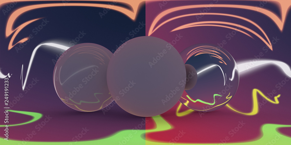 Light squiggles 1 Stock 3D asset | Adobe Stock