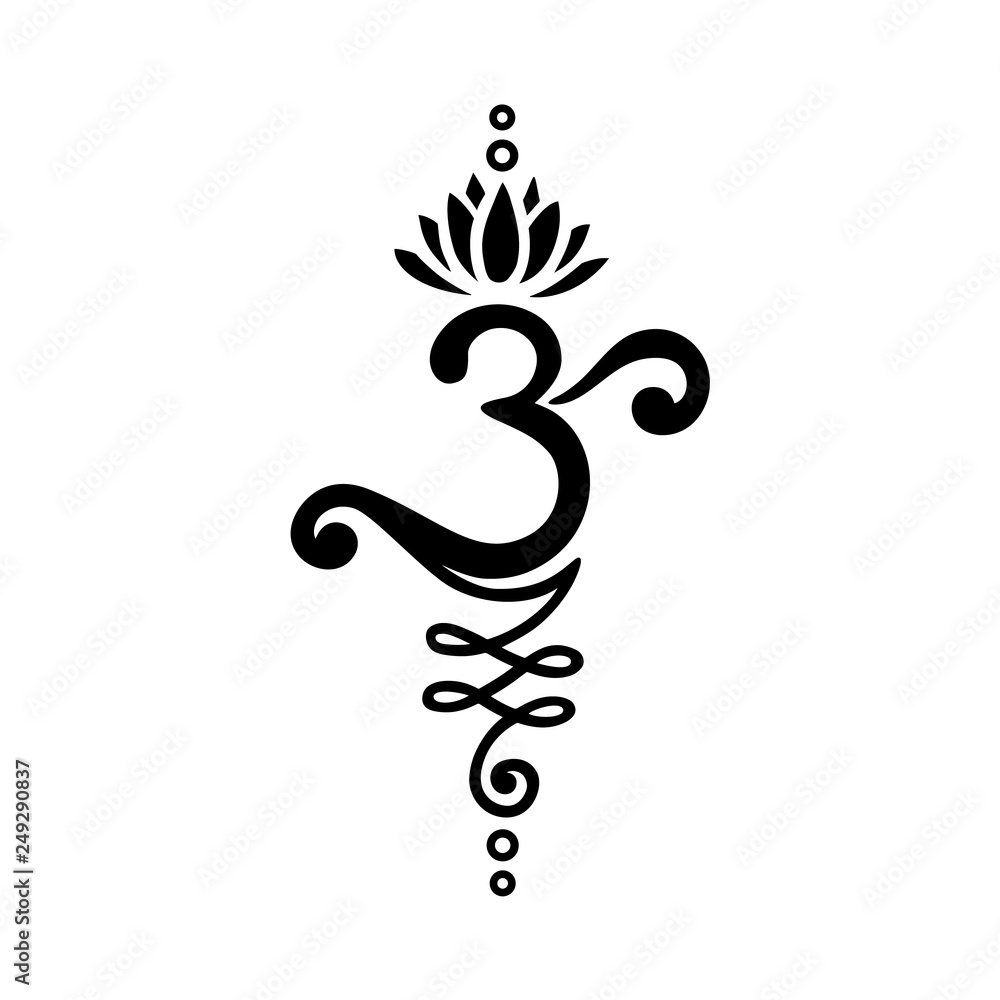 Unalome Om Lotus Flower Symbol Stock Vector Adobe Stock unalome-om-lotus-flower-symbol-stock-vector-adobe-stock