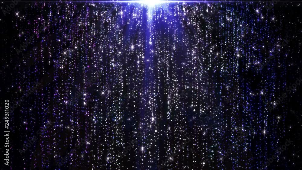 Stockvideo Falling Glitter Particles Loop Background.Abstract falling ...