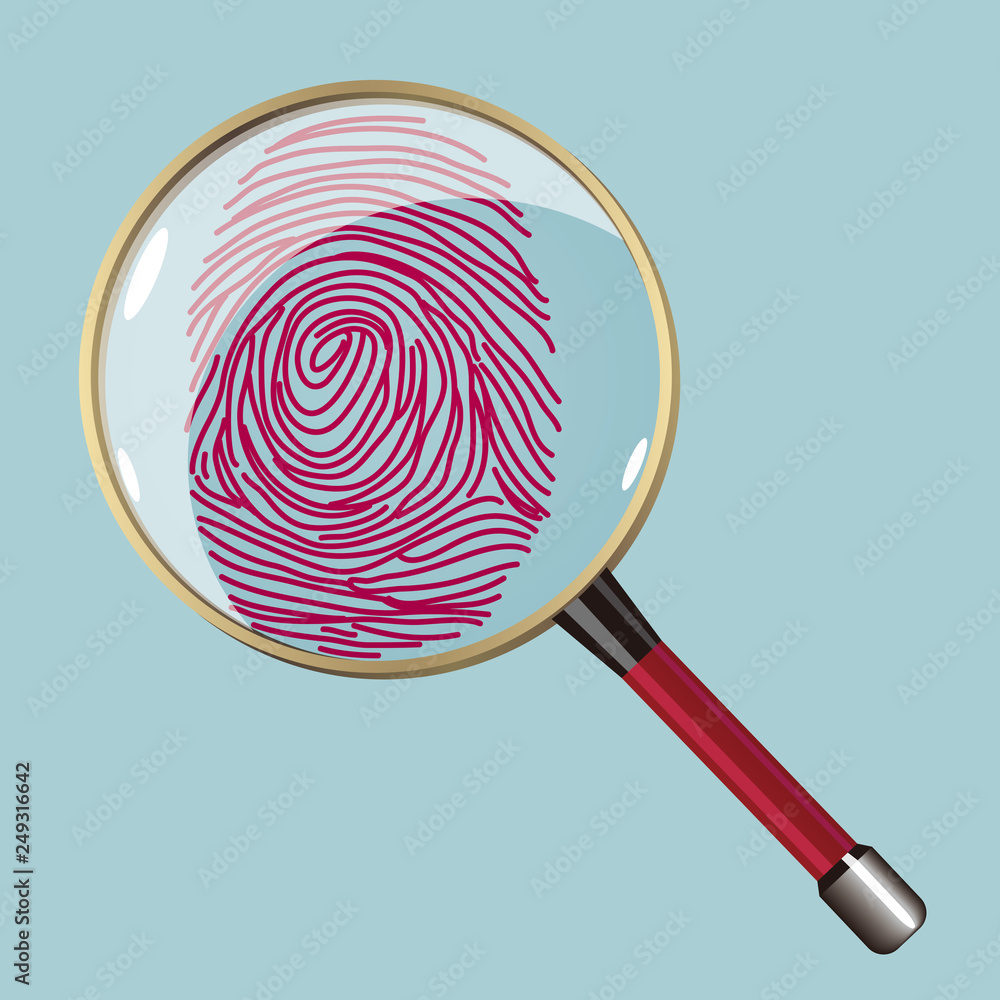 Fingerprint Magnifying Glass