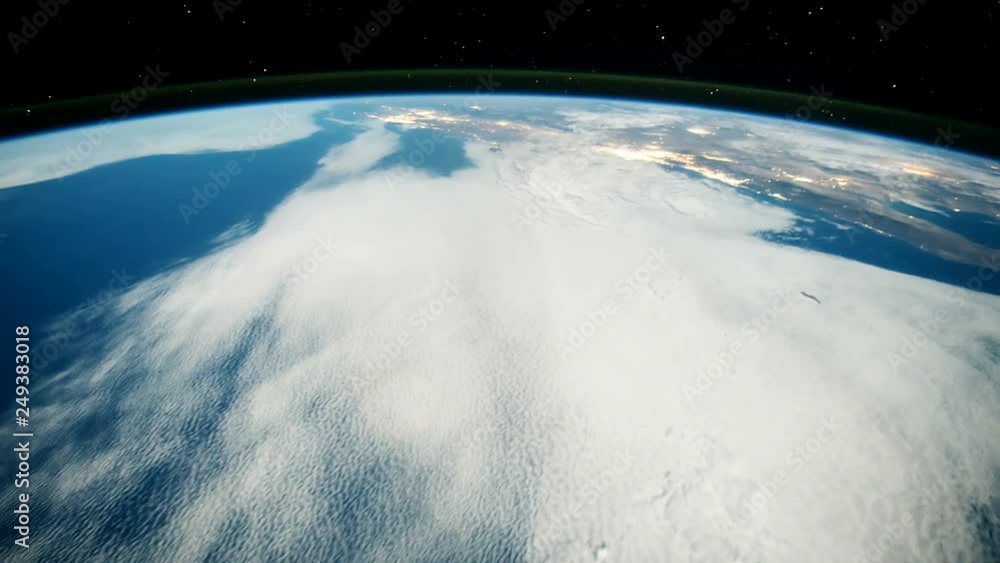 Planet Earth seen from the the International Space Station ISS ...