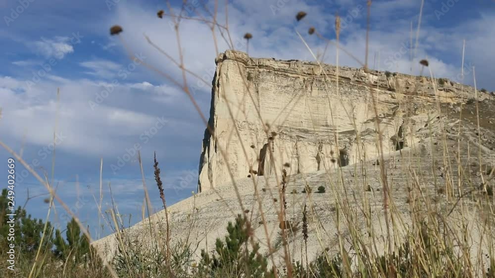 Geology. Powerful 100-meter calcareous rock (chalkstone, sandstones and ...