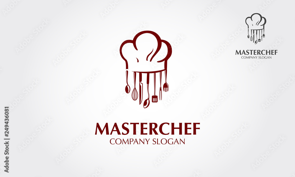 Use this logo for a chef, restaurant, catering or any food related ...