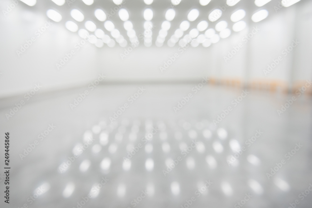 Blur image of New cold room storage for background. Refrigeration and ...