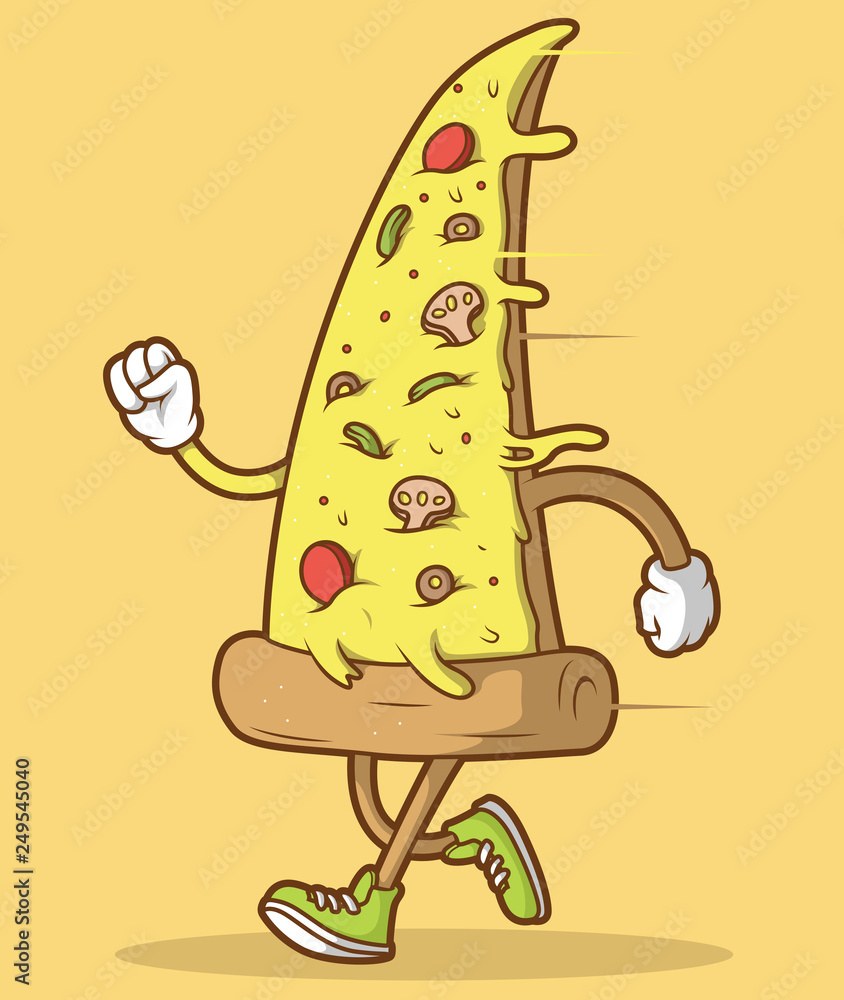 Fast food vector illustration. Sport, Running, healthy, food design ...