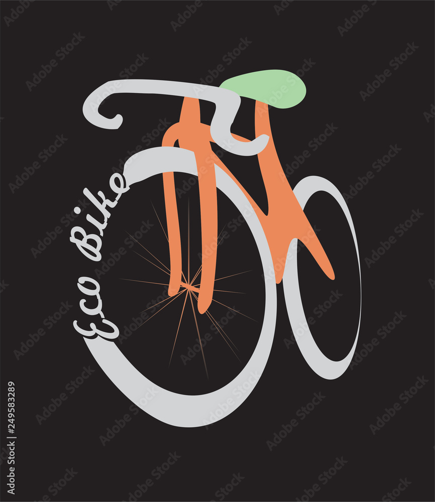 Logo bike Stock Illustration | Adobe Stock