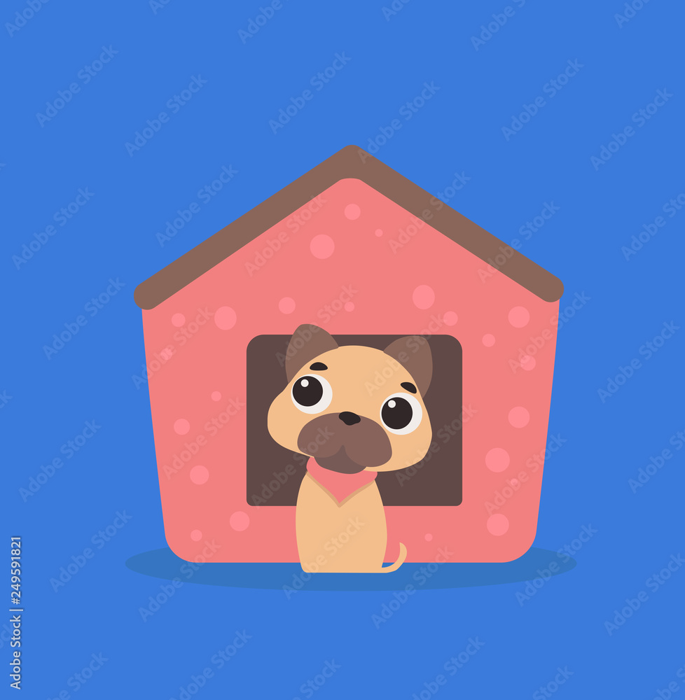 Illustration Of Dog Shedding