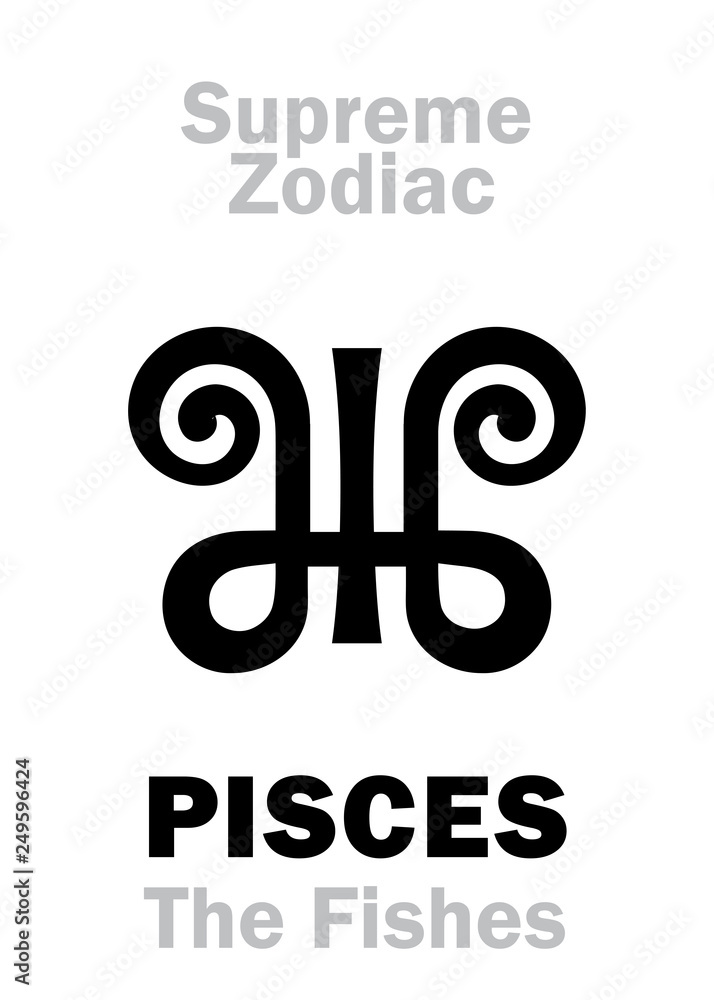 Astrology Alphabet: PISCES (The Fish / The Fishes), constellation ...