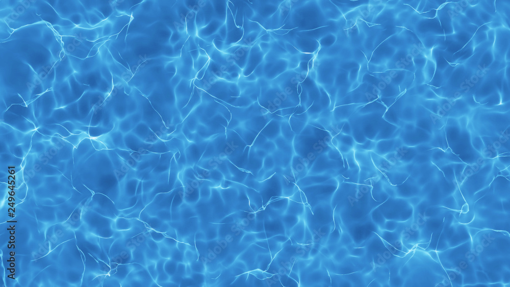 Ripple Caustics.caustics below the water surface.Water surface ...