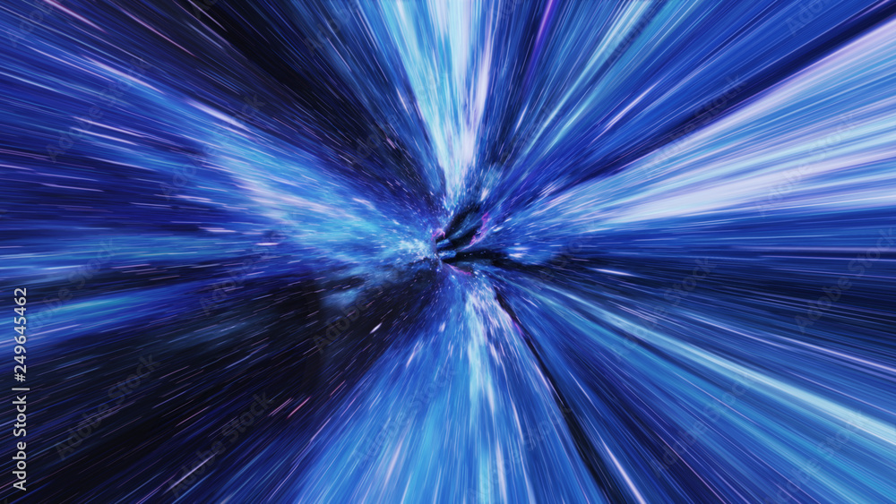 Time vortex tunnel background.Wormhole though time and space.Seamless ...