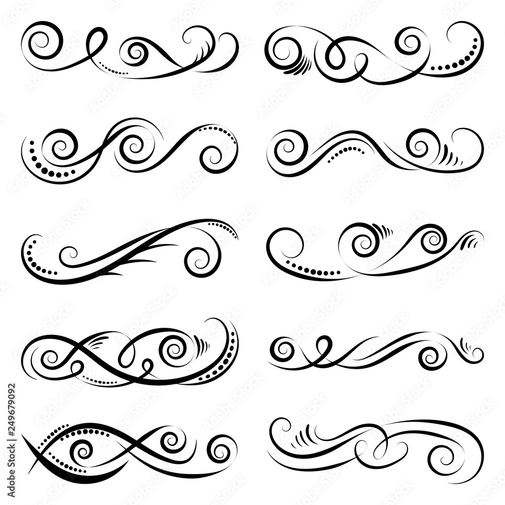 Elegant Swirl Vector