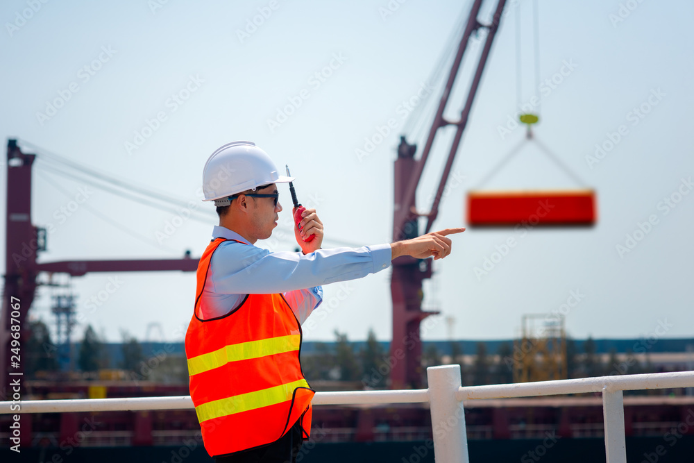 stevedore, loading master, port captain or supervisor in charge of ... stevedore, loading master, port captain or supervisor in charge of ...