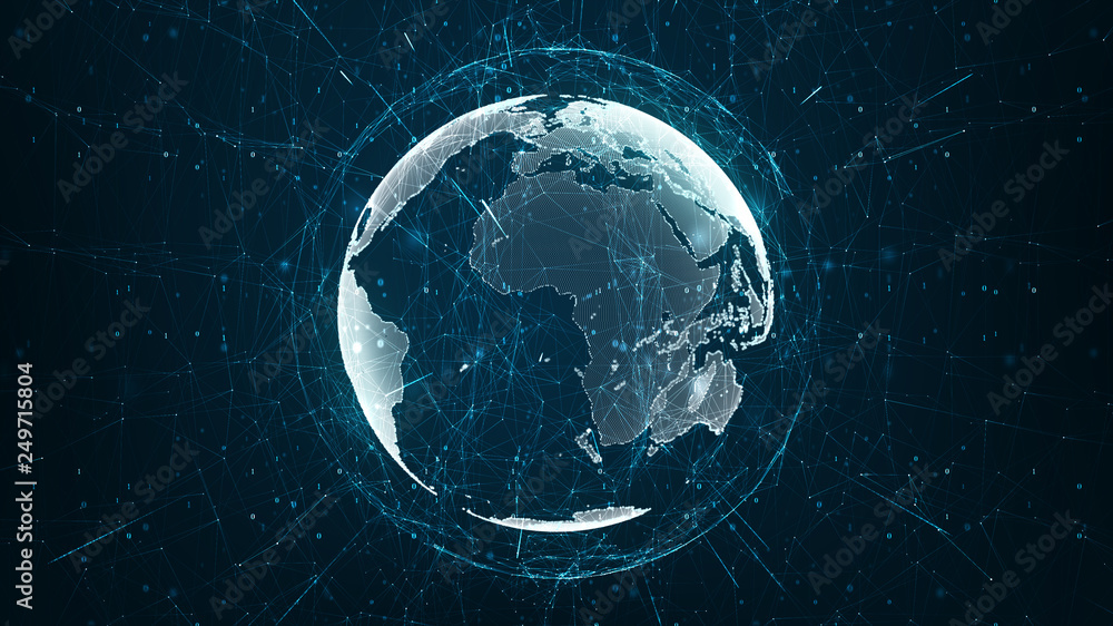 Global network concept. Stock Illustration | Adobe Stock