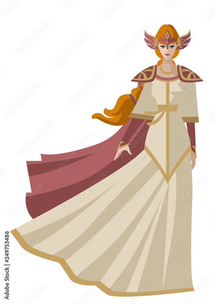 freya norse mythology goddess Stock Vector | Adobe Stock