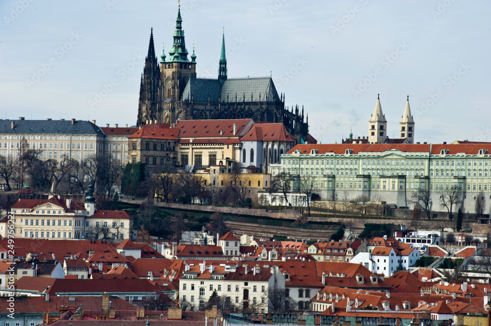 Photo & Art Print Cathédrale saint Guy et château de Prague, Phil Jobs