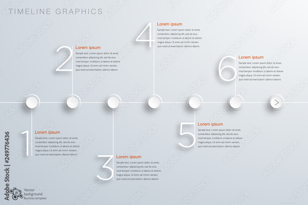 Timeline Chart Design, Vector Graphics, Stock Vector | Adobe Stock