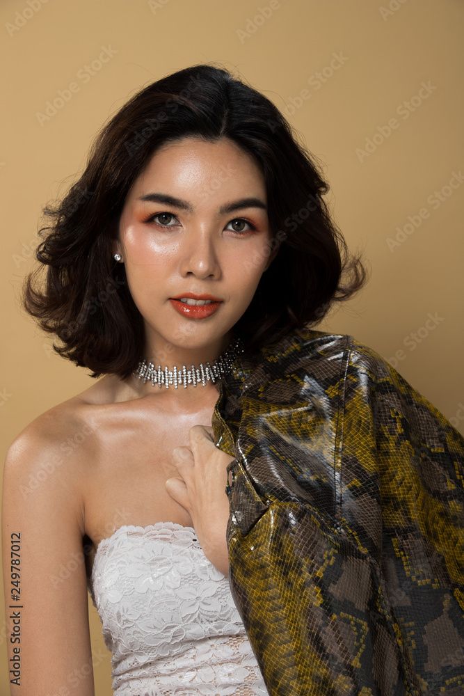 Asian Female Golden Tan Skin