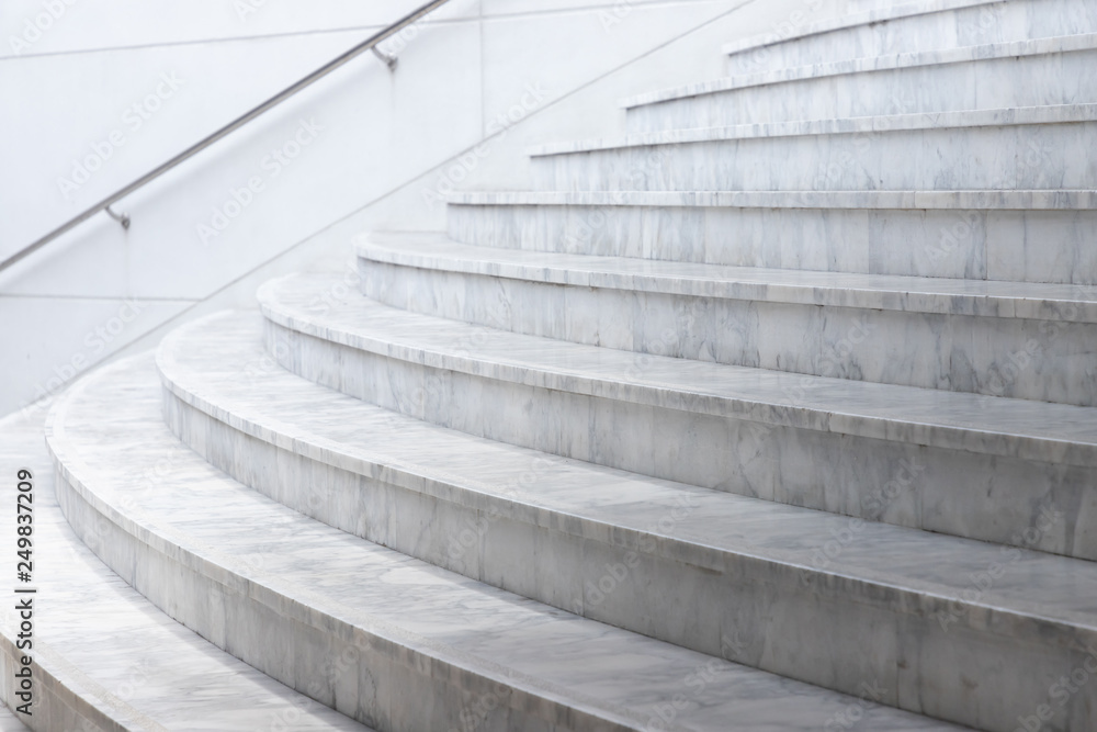 White Outdoor Stairs