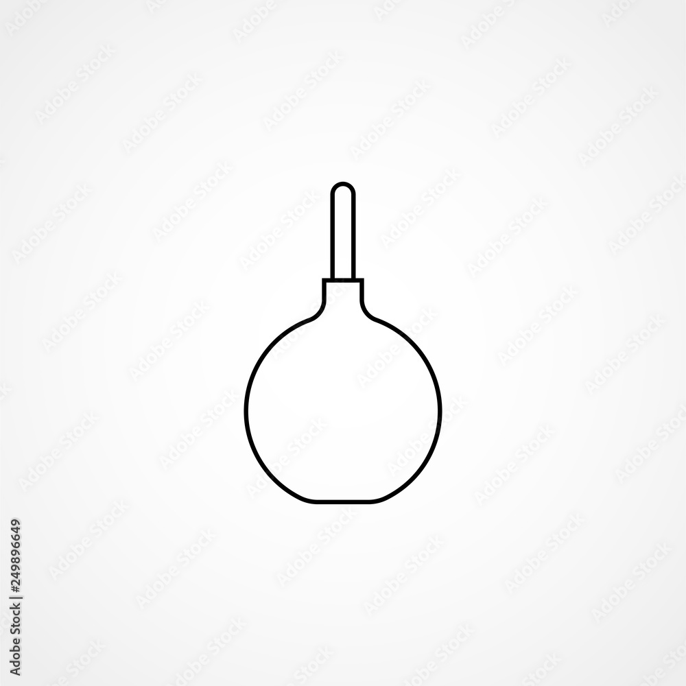 Enema line icon. Trendy flat vector Enema icon on white background from ... Enema line icon. Trendy flat vector Enema icon on white background from ...
