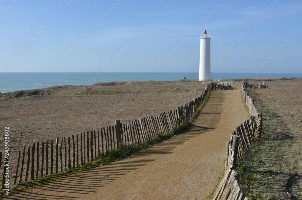 Phare de St-Hilaire de Riez, Vendée, France Stock Photo | Adobe Stock