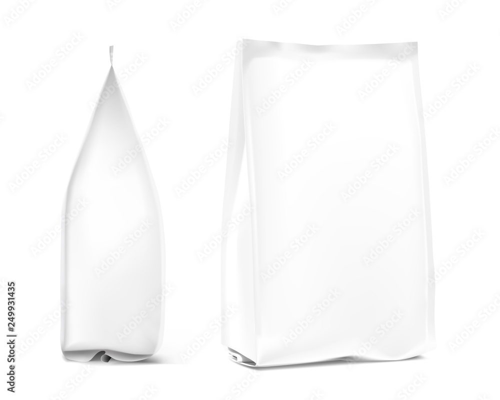 Food bag isolated on white background. Vector illustration. Can be use ...