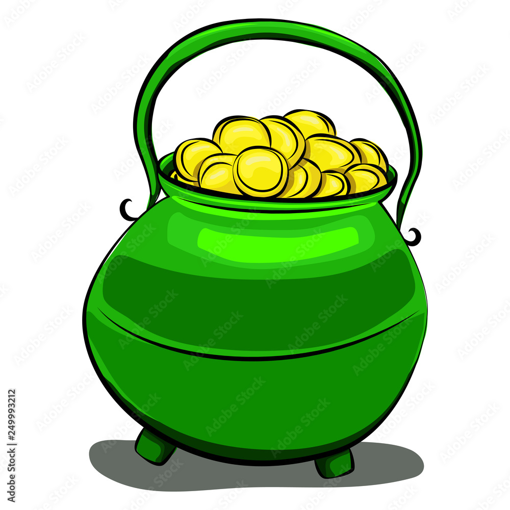 Pot Of Gold Cartoon