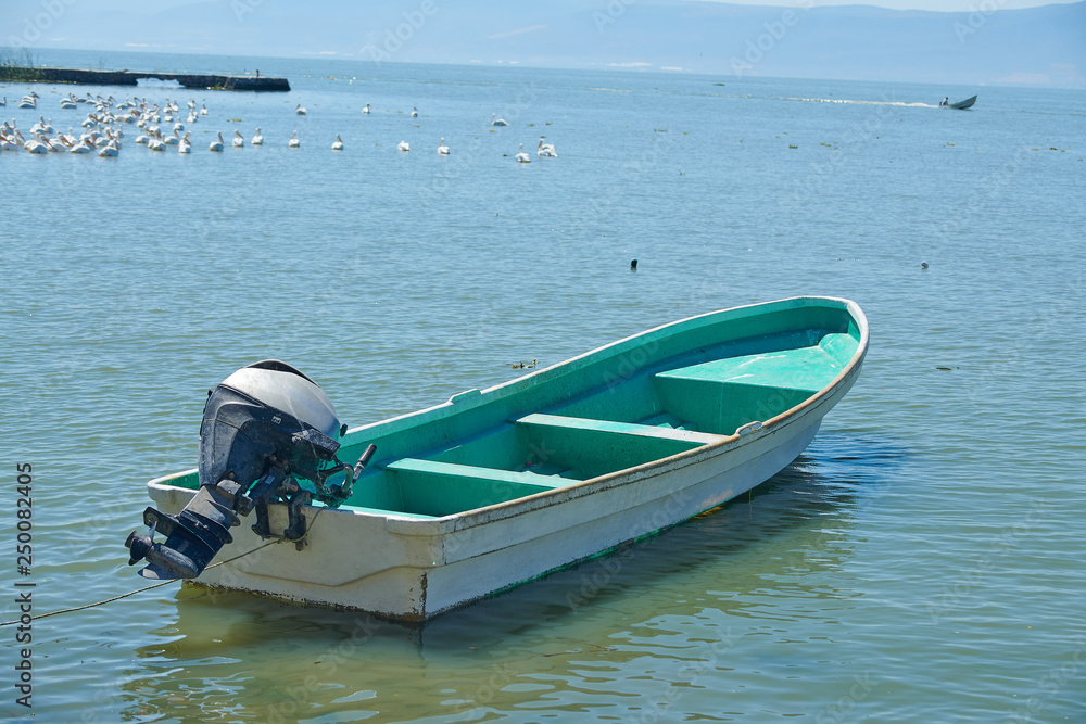 Chapala Boat Stock Photo | Adobe Stock