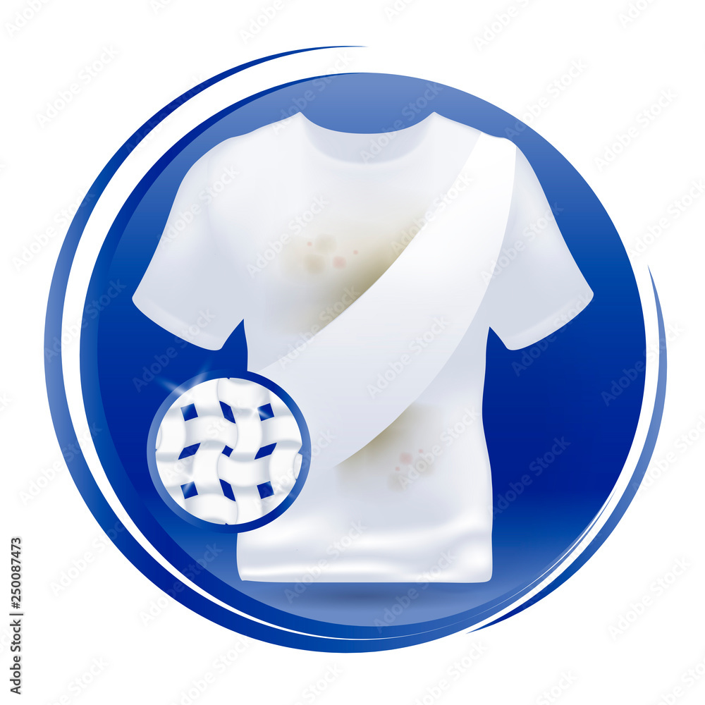 T-shirt clean icon. symbol, logo, sign, sticker, label, tag, banner ...