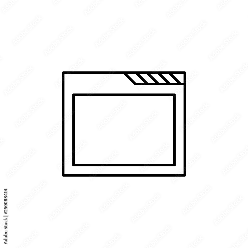 app browser tabs outline icon. Signs and symbols can be used for web ...