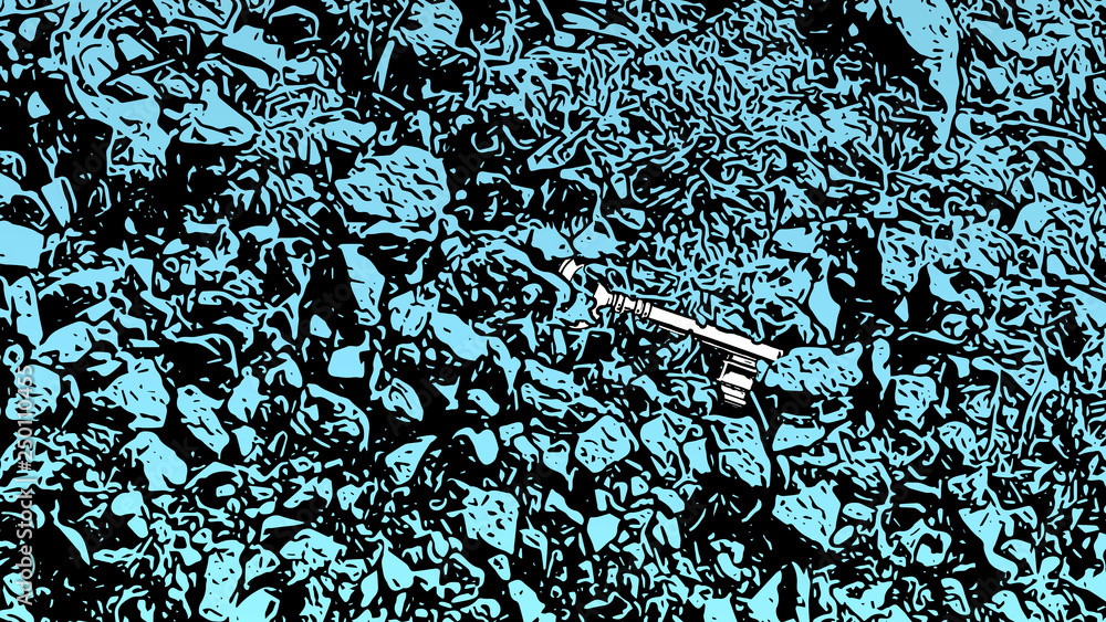 Illustrative stone texture with hidden key. The search for the key of ...