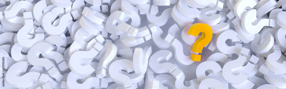 colored question marks background concept. 3D Rendering. Stock Photo | Adobe Stock