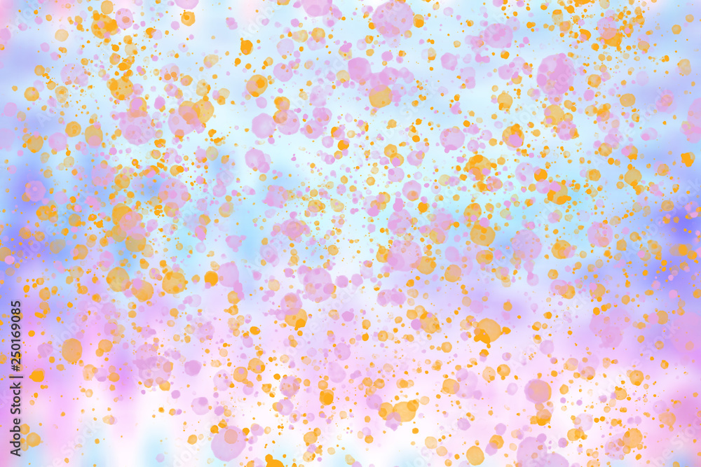 pink splatter paint with blue color gardient abstract layout,banner ...