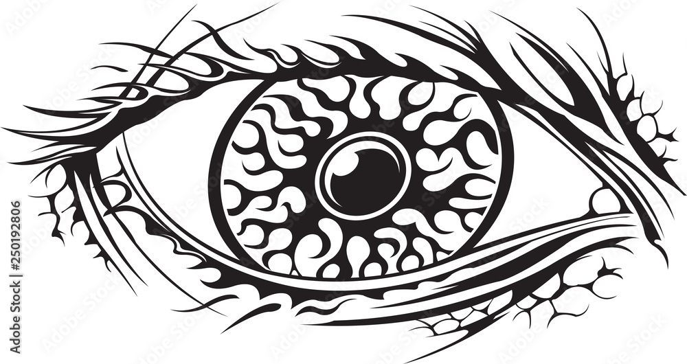 Monster eye Stock Vector | Adobe Stock