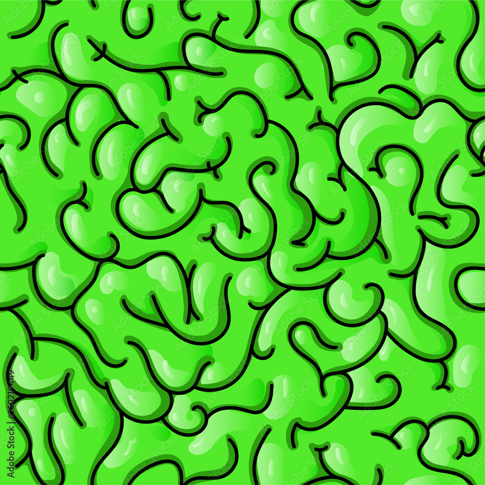 Cartoon Zombie Brain