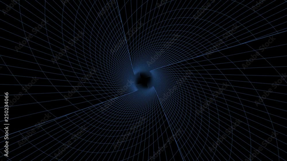 abstract space background, geometry surfaces, lines and points ...